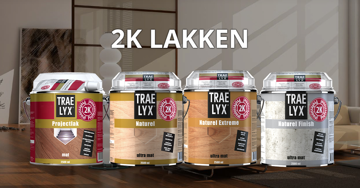 Hoe gebruik je een 2 componentenlak?